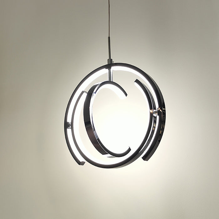 LED Color Change Pendant Light Black 300mm 80592 – Eden Lighting