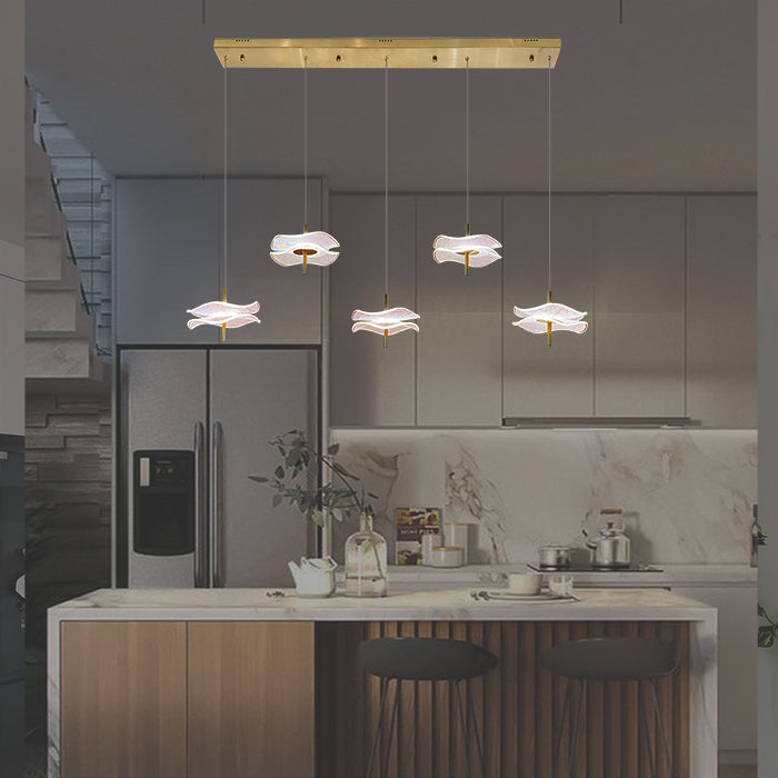 Pendant Light Color change Brass color Modern 8836/5 – Eden Lighting