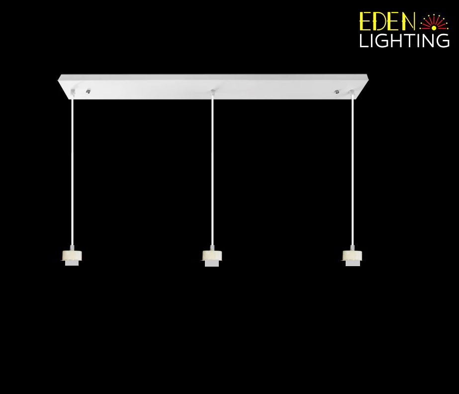 White Bar with three suspensions – Eden Lighting