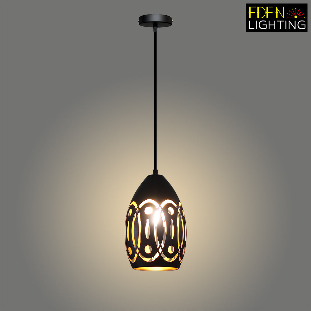 ED203 Sabiti Black golden pendant light – Eden Lighting
