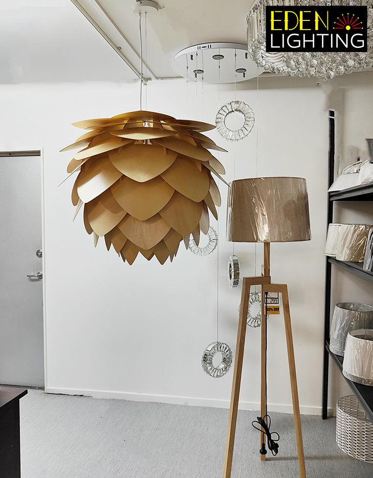 Wood P2-800 Pinecone pendant light – Eden Lighting