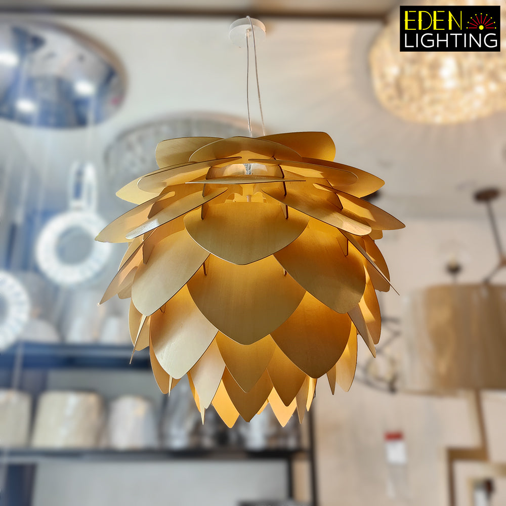 Wood P2-800 Pinecone pendant light – Eden Lighting