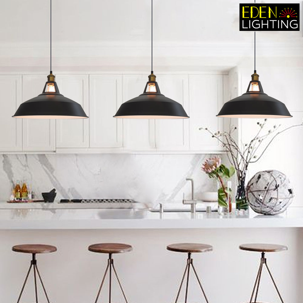 TBD-400 Black pendant light – Eden Lighting