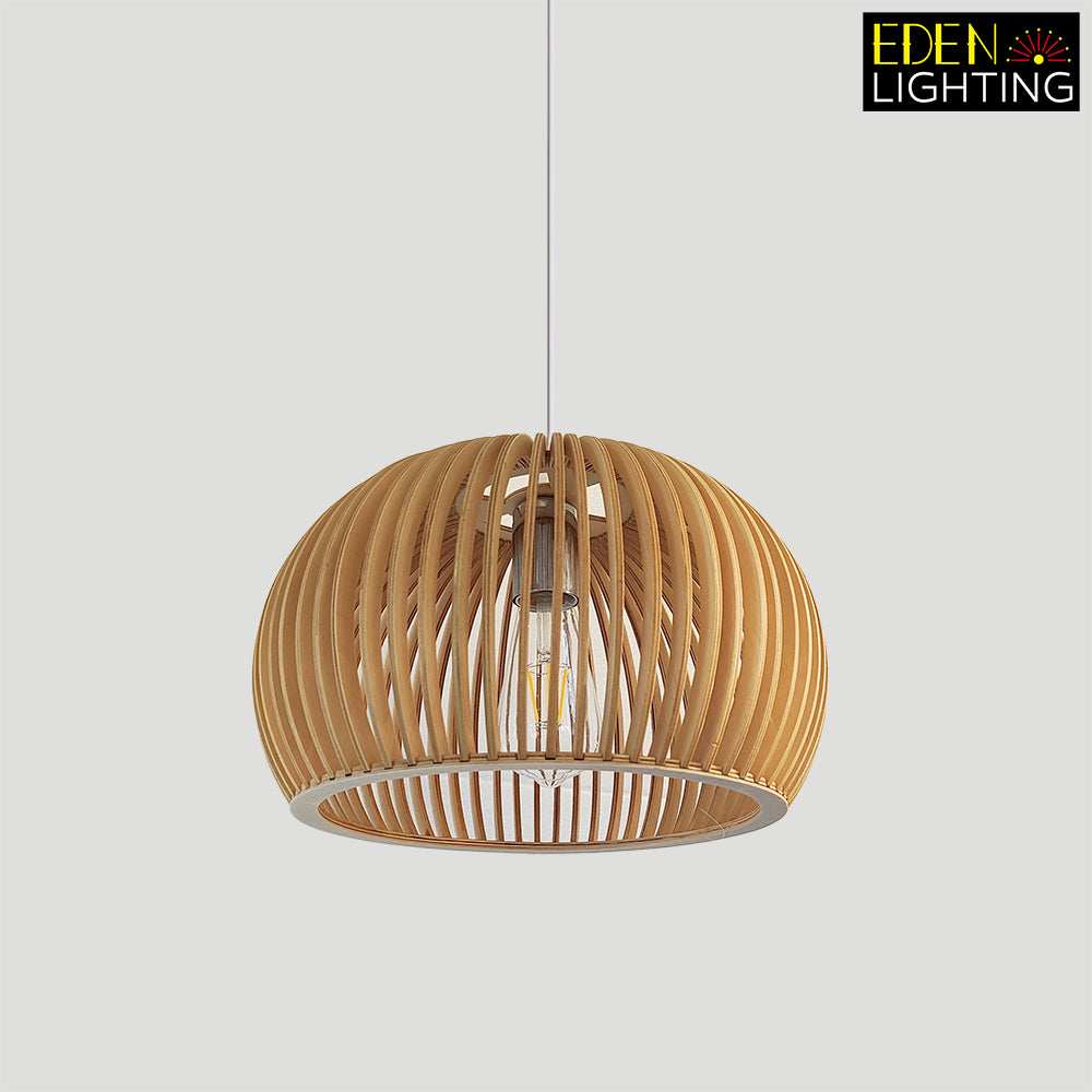 Pendant light Natural Wooden Wood05-350mm – Eden Lighting