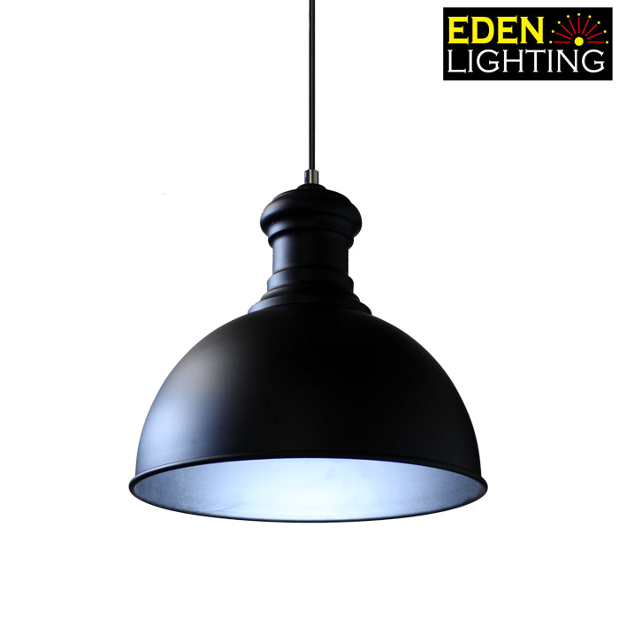 077 Black Caleb pendant light – Eden Lighting
