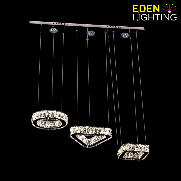 Pendant light Chrome Modern 7127-3 – Eden Lighting