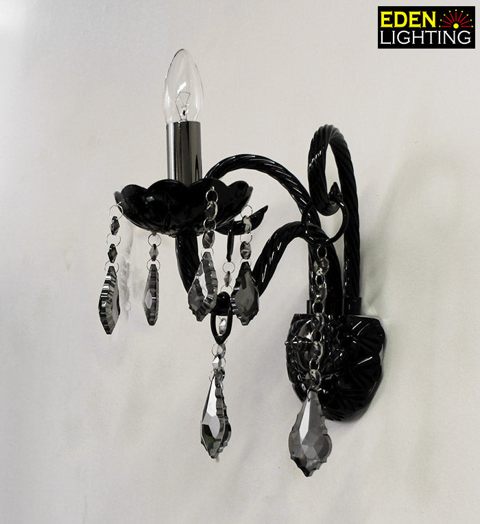 9196-1W black wall light Marquis – Eden Lighting