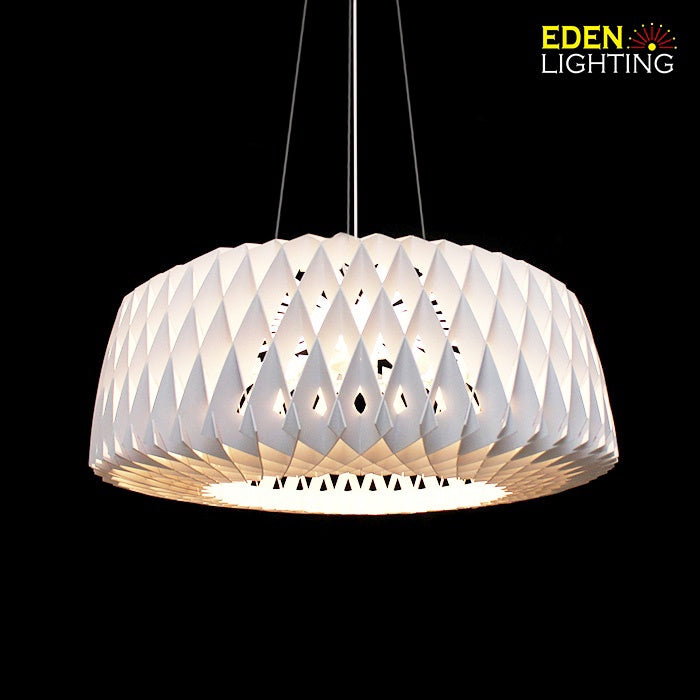 Wood02-800 WH Wanda pendant light – Eden Lighting