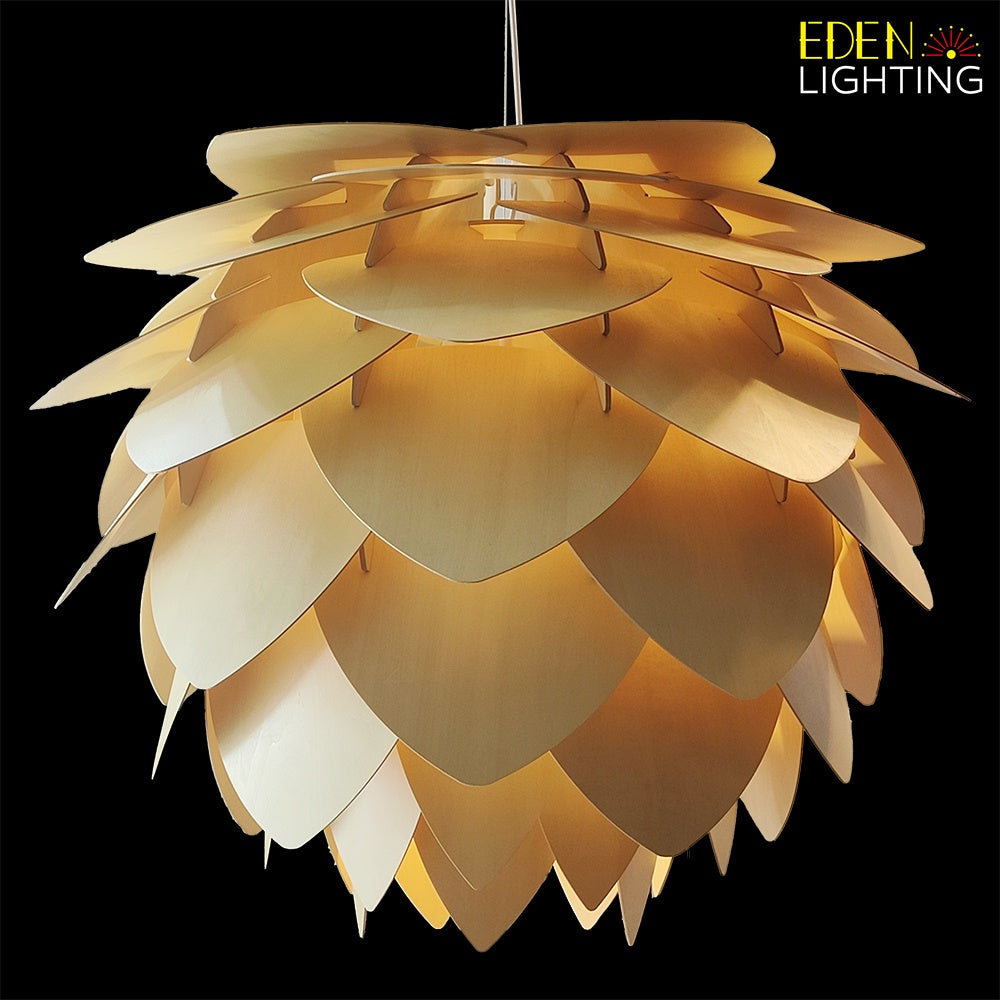 Wood P2-800 Pinecone pendant light – Eden Lighting